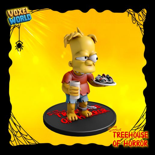 🎃 HUGO SIMPSON - The Simpsons Treehouse of Horror・ STL File for 3D ...