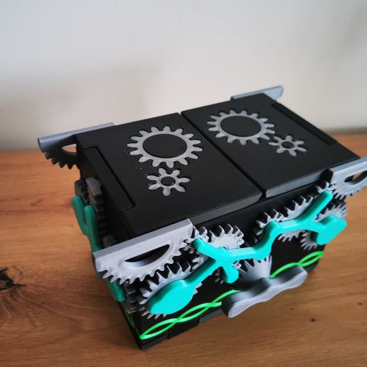 3D printed MechaniBox - Mechanical Box・Cults