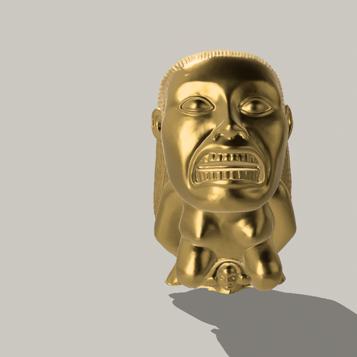 🗿 Indiana Jones golden idol・ STL File for 3D printing・Cults