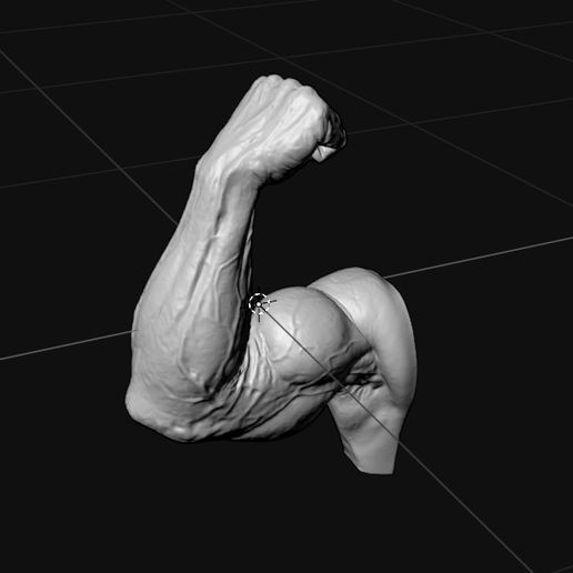 💪 Muscular Arm - Free - STL File・Free STL File for 3D printing・Cults