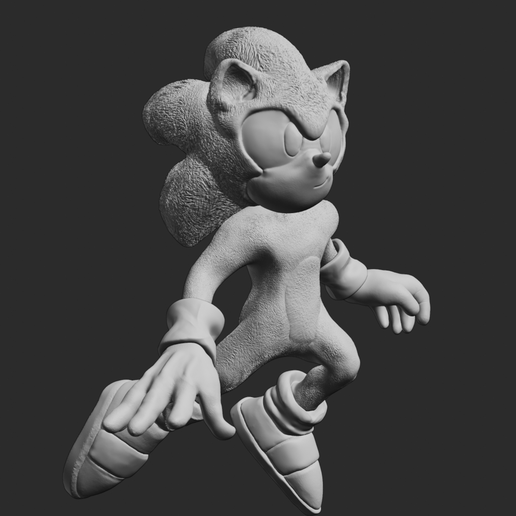 🦔 Sonic: The Hedgehog PRINTABLE 3D modell・ STL File for 3D printing・Cults