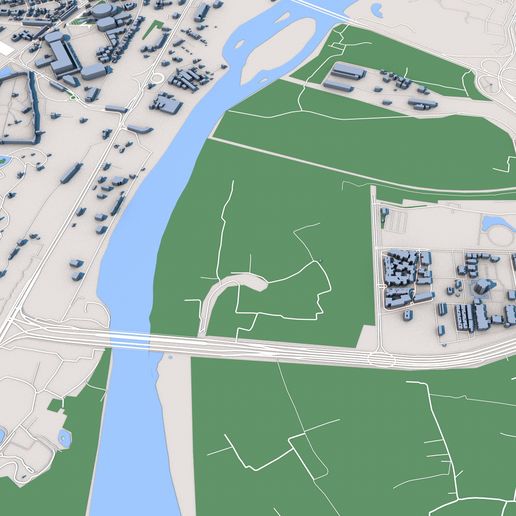🆕 New Delhi City India・ 3D File for 3D printing・Cults