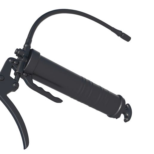 One Hand Grease Gun / Hand Grease Pump / Grease Pump stl・ STL File for ...