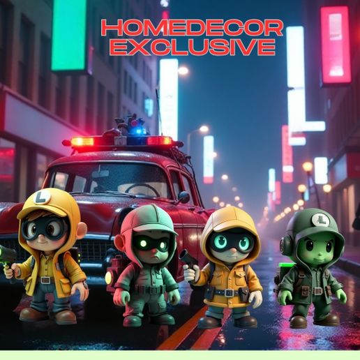 🆕 ghostbusters・ STL File for 3D printing・Cults