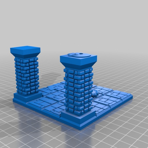 🏰 D&D castle of ravenloft complete tile set - Manifold Version・Free STL ...