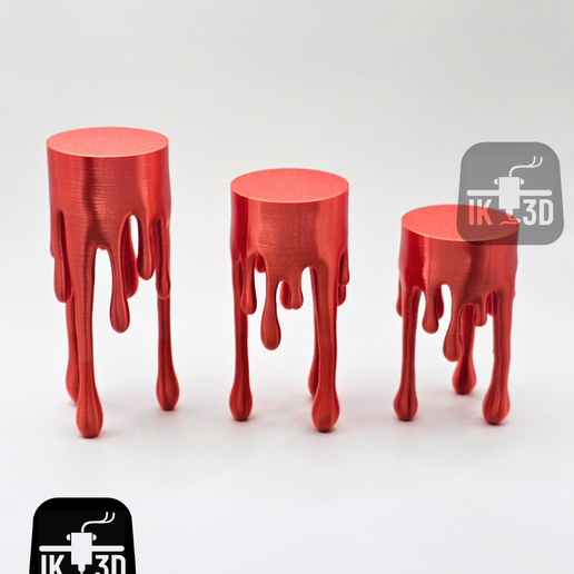 🎃 Dripping Liquid Stands / No Supports・ STL File for 3D printing・Cults