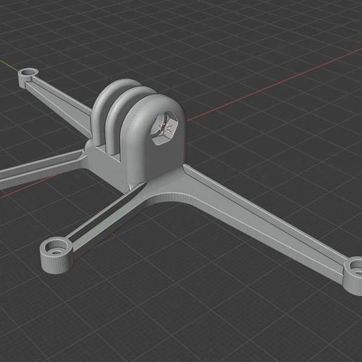 🔩 DJI FPV drone GOPRO - Action cam Mount (M5 Nut)・Free STL File for 3D ...