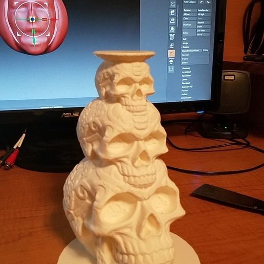 💀 Celtic Skull Stack・Free 3D File for ・Cults