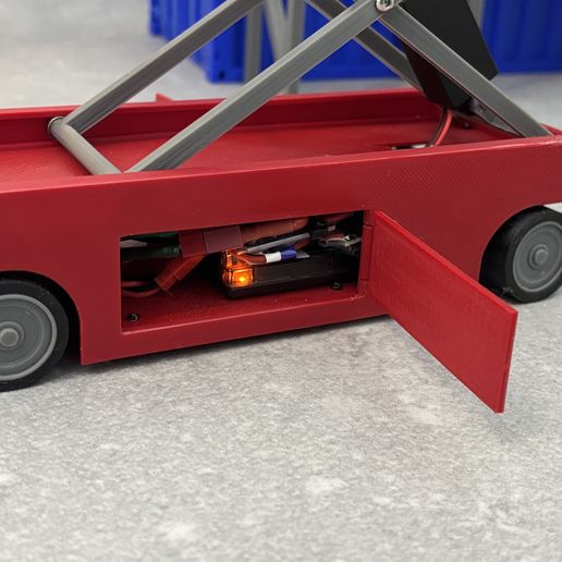 🚧 Functional Scissor Lift 1:14・ STL File for 3D printing・Cults