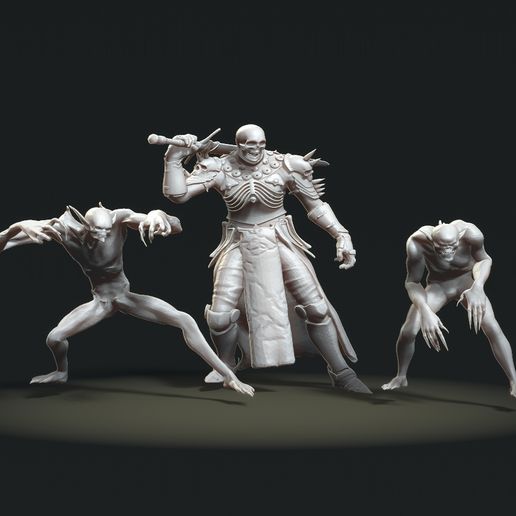 👾 Death Shepherd, Ghoul and Ghast From Baldur's Gate 3・ STL File for 3D ...
