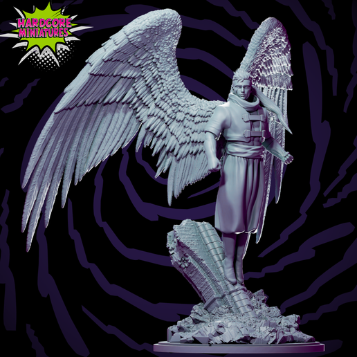 👼 MARVEL CRISIS PROTOCOL ANGEL AOA PRESUPPORTED INCLUDED・ STL File for ...