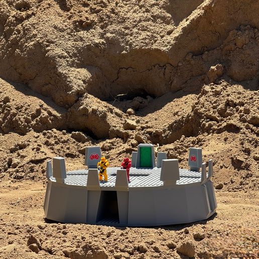 😇 Halo Mega Scaled Blood Gulch Base・ 3D File for 3D printing・Cults
