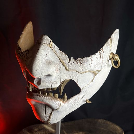 👻 Ghost of Yotei Samurai Mask・ 3D File for 3D printing・Cults