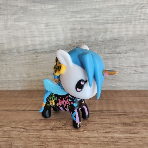 3D printable Tokidoki Jinx Arcane • made with Bambú labs. A1・Cults