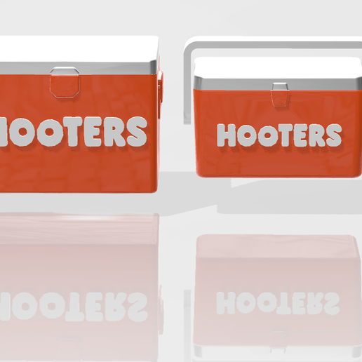 Archivo STL OTHER 2 MODELS HOOTERS ICE BOX VINTAGE NEVERA PARA AUTOS A ...