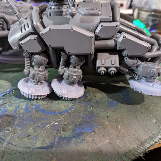 ⚔ Leagues of Votann - Magna Coil Grav-Lev Plates・Free STL File for ・Cults