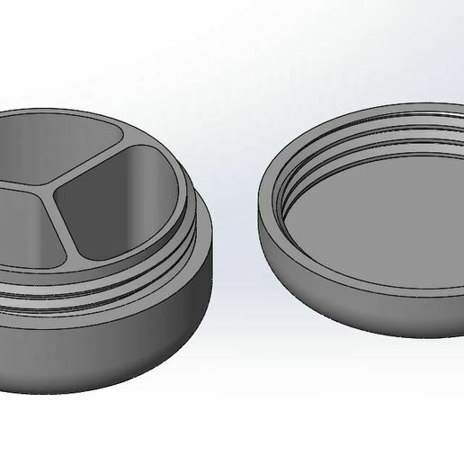 💊 Pill Container・ STL File for 3D printing・Cults