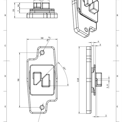 ⚡ Electrical Isolator V2・ STL File for 3D printing・Cults