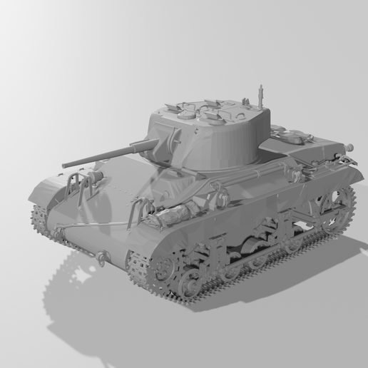 Fichier STL M22 Locust, M22 Locust, 1/72 👽 ・Plan pour impression 3D à ...