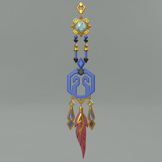 3D file Genshin Impact Chaska Vision. Video game, props, cosplay 🎮 ・3D ...