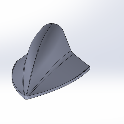 🦈 shark fin・ STL File for 3D printing・Cults