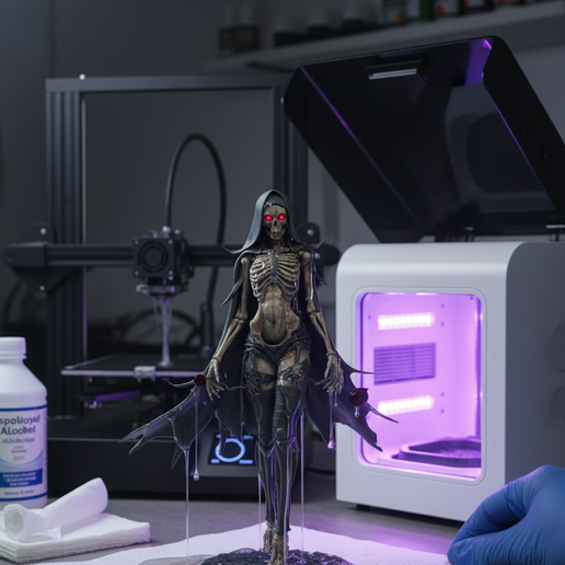 👩 horror woman skeleton 3d model for printing-horror woman skeleton 3d ...