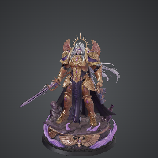 ⚔ warhammer 40k PRIMARK FULGRIM・Free STL File for 3D printing・Cults