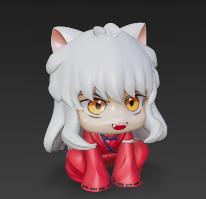 🧸 Inuyasha - Inuyasha・ OBJ File for 3D printing・Cults