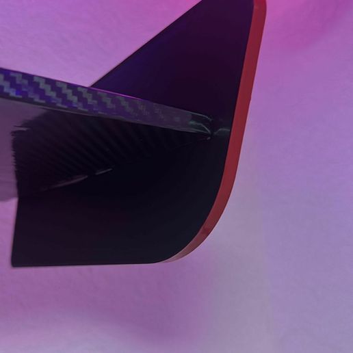 🪶 GT Rear Wing Wall Shelf Wings and Mounting・ 3MF File for 3D printing ...