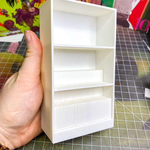 📚 Mini Book Manga DIY Miniature Kit, Book Blank, Mini Bookshelf, Shelf ...
