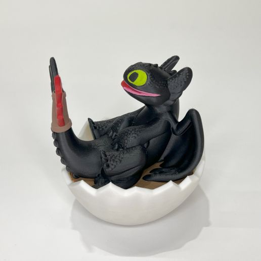 👾 EASTER DAY TOOTHLESS (EASY PRINT NO SUPPORT)・ STL File for 3D printing・Cults