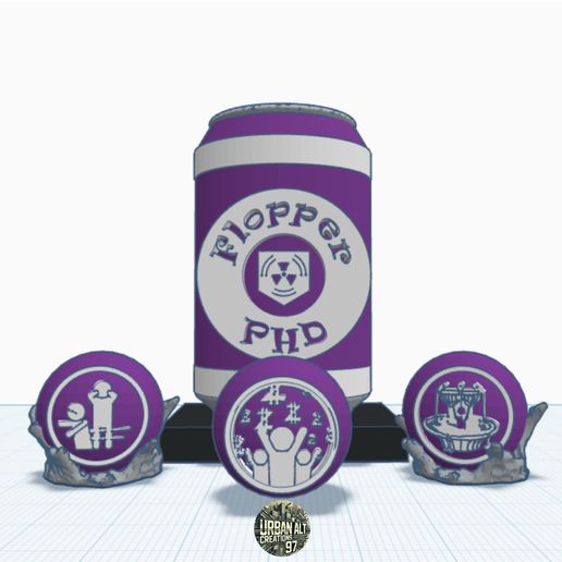3D file COD Zombies Purple Bundle (3Gobblegums+1Perk+1Gobblegum Holder ...