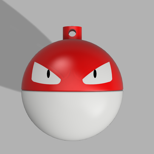 🎄 Voltorb Christmas ornament || Voltorb Christmas Sphere・ STL File for ...