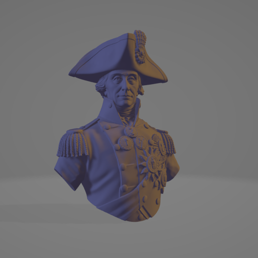 ️ Horatio Nelson・ STL File for 3D printing・Cults