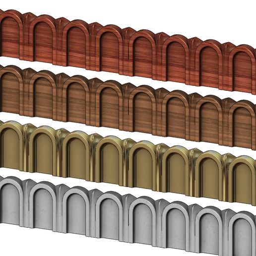 🥖 Roman Fluted linear molding relief and 3D print model・ STL File for ...