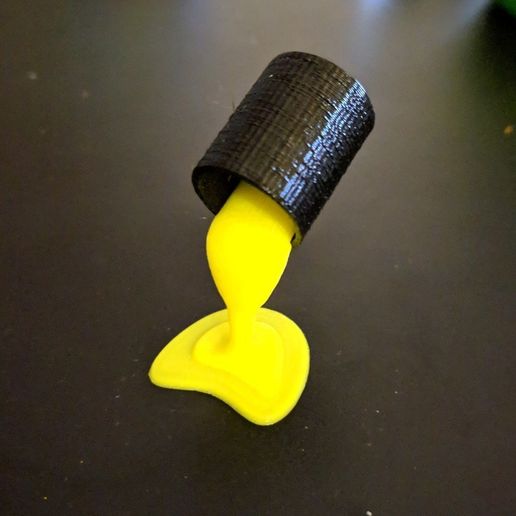 3D printing Pouring paint・Cults