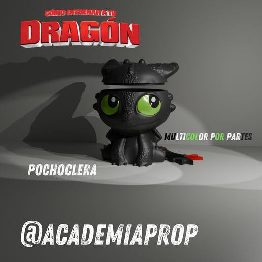 🍿 POPCORN TOOTHLESS- POPCORN TOOTHLESS- MULTICOLOR-MULTIPARTS・ 3D File ...