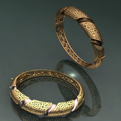 🔒 Lock bracelet・ 3D File for 3D printing・Cults