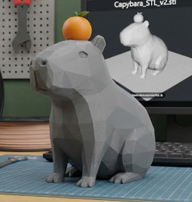 👽 capivara・Archivo STL para Impresión 3D・Cults