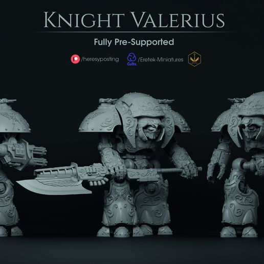 🏗️ Knight Valerius - Guardian Knight Building Kit・ 3D File for 3D ...