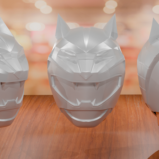 🪖 GaoSilver Helmet | Lunar Wolf Ranger Cosplay STL・ STL File for 3D ...