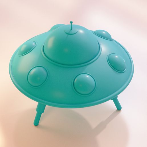🛸 UFO・Free STL File for 3D printing・Cults