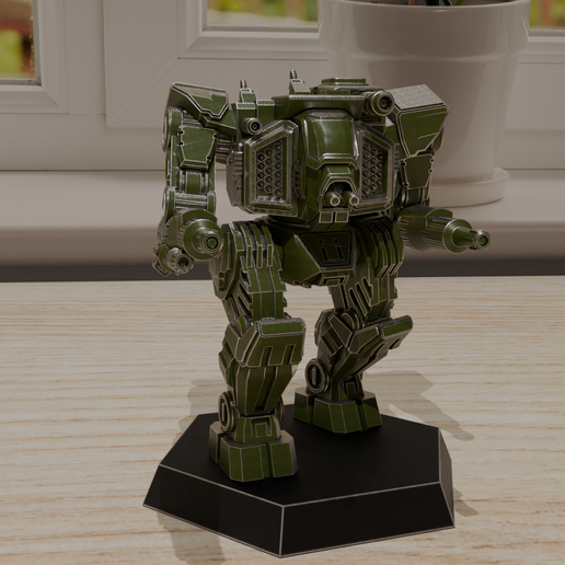 🤖 Frontiersman Mech・ STL File for 3D printing・Cults