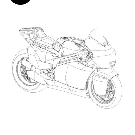 🏍️ KALEX MOTO2 SCALE MODEL 1:12・ STL File for 3D printing・Cults