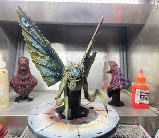 👤 Mothra 2019 Bust (15cm series)・ 3D File for 3D printing・Cults