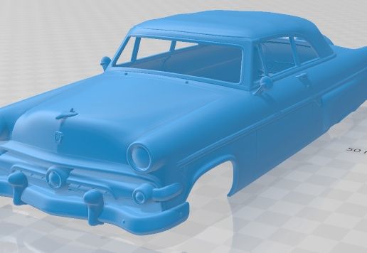 🚙 Ford Crestline Sunliner 1954 Printable Body Car・ 3D File for 3D ...