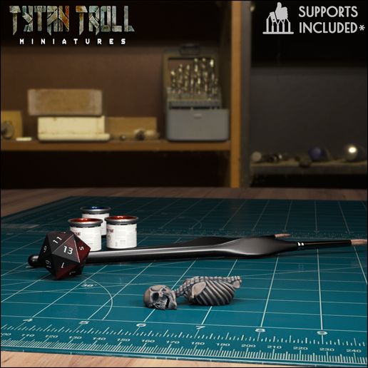 3D file Dead Skeleton 03 [Pre-Supported] 😵 ・3D printer design to ...