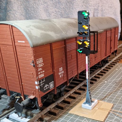 STL file Eisenbahn Signal, Spur 1, G 🚂 ・3D printer design to download・Cults