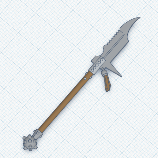 ⚔ Inquisition Deathworld Veteran Staff For Bashing Grimdark Minis・Free ...