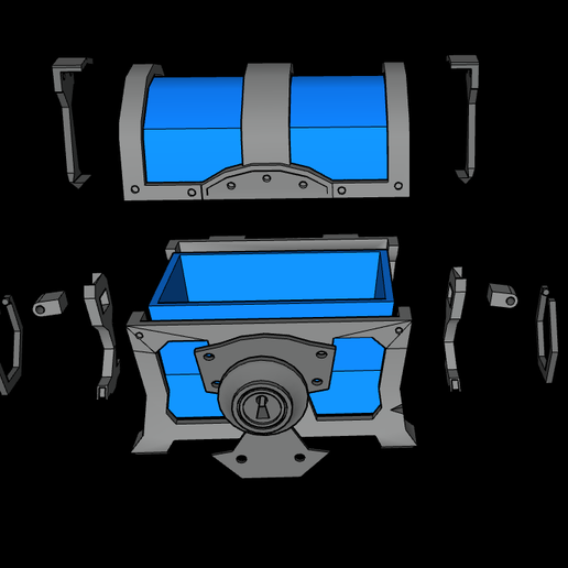 how to draw fortnite treasure chest